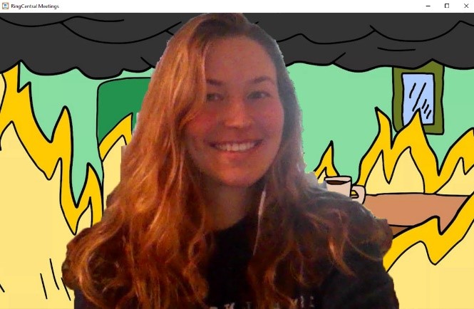 Spreading Happiness with Creative Backgrounds in your RingCentral Meetings